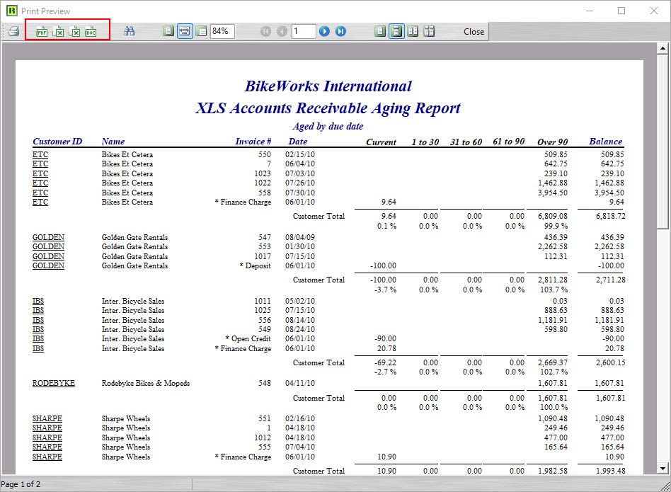 Exporting Reports To Excel Or Word In BusinessWorks | DWD Technology Group