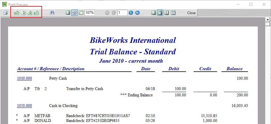 Exporting Reports To Excel Or Word In BusinessWorks | DWD Technology Group