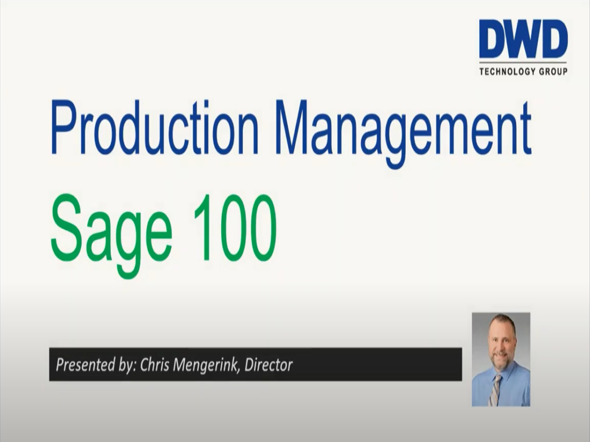 Recorded Webinars | DWD Technology Group